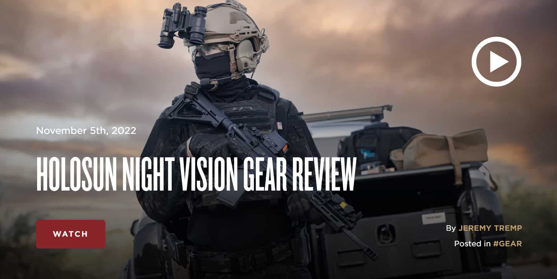 Holosun Night Vision Gear Review | The Armory Life Forum