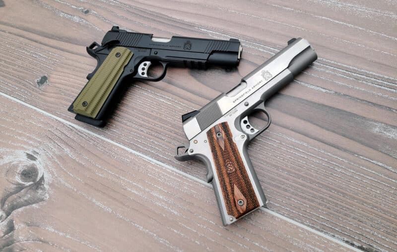 Springfield Operator vs. Garrison — Battle of the 9mm 1911 Pistols ...