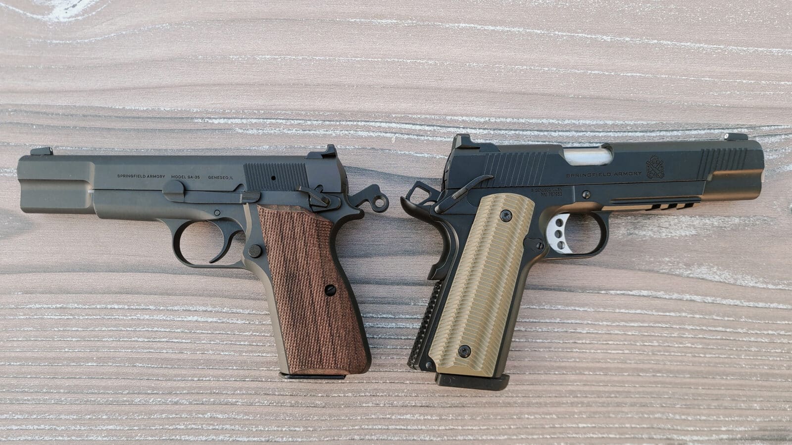Springfield SA-35 vs. Springfield 1911 Operator - The Armory Life