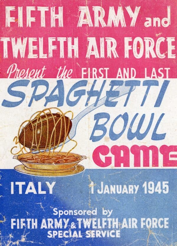 Football in a Combat Zone: WWII’s “Spaghetti Bowl” - The Armory Life
