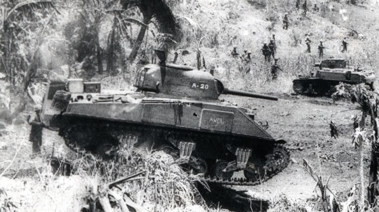 Armored Banzai Charge During the Battle of Saipan - The Armory Life