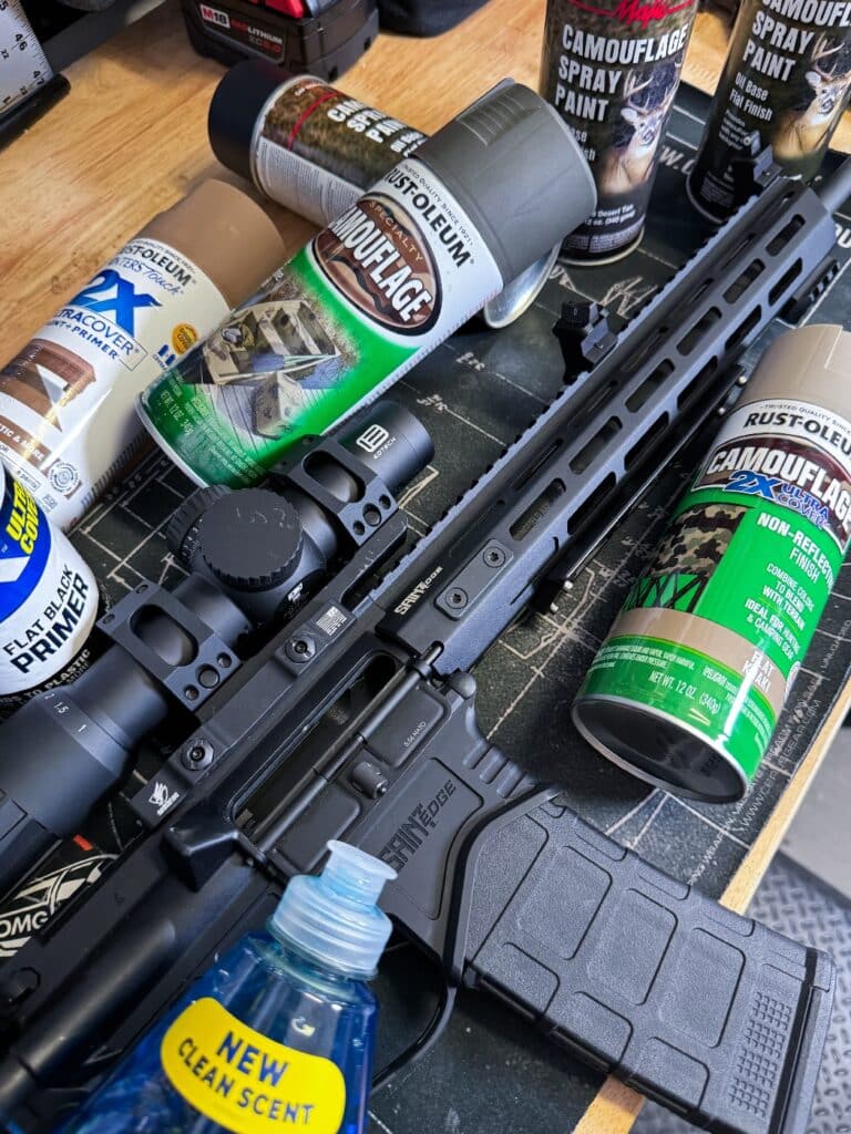 Dish Soap Method of Rattle Can Camo - The Armory Life