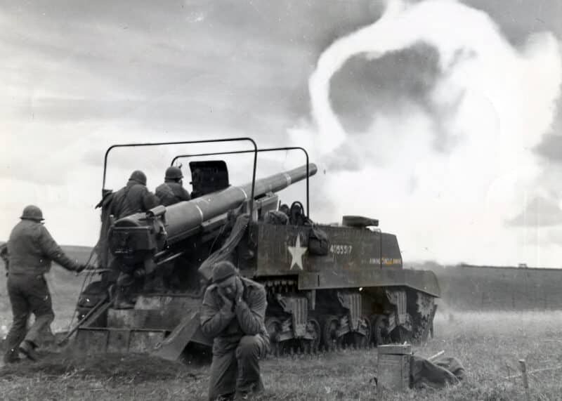 WWII’s Deadly Doorknocker: The M12 Gun Motor Carriage - The Armory Life
